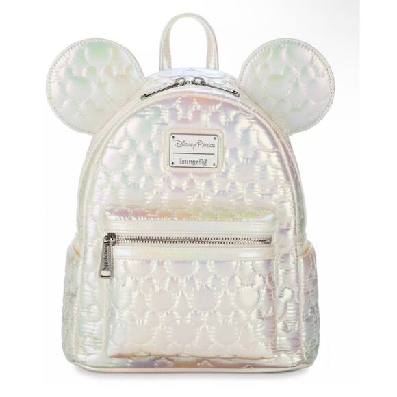 Loungefly | Accessories | Nwt Disney Mickey Mouse Quilted Iridescent ...